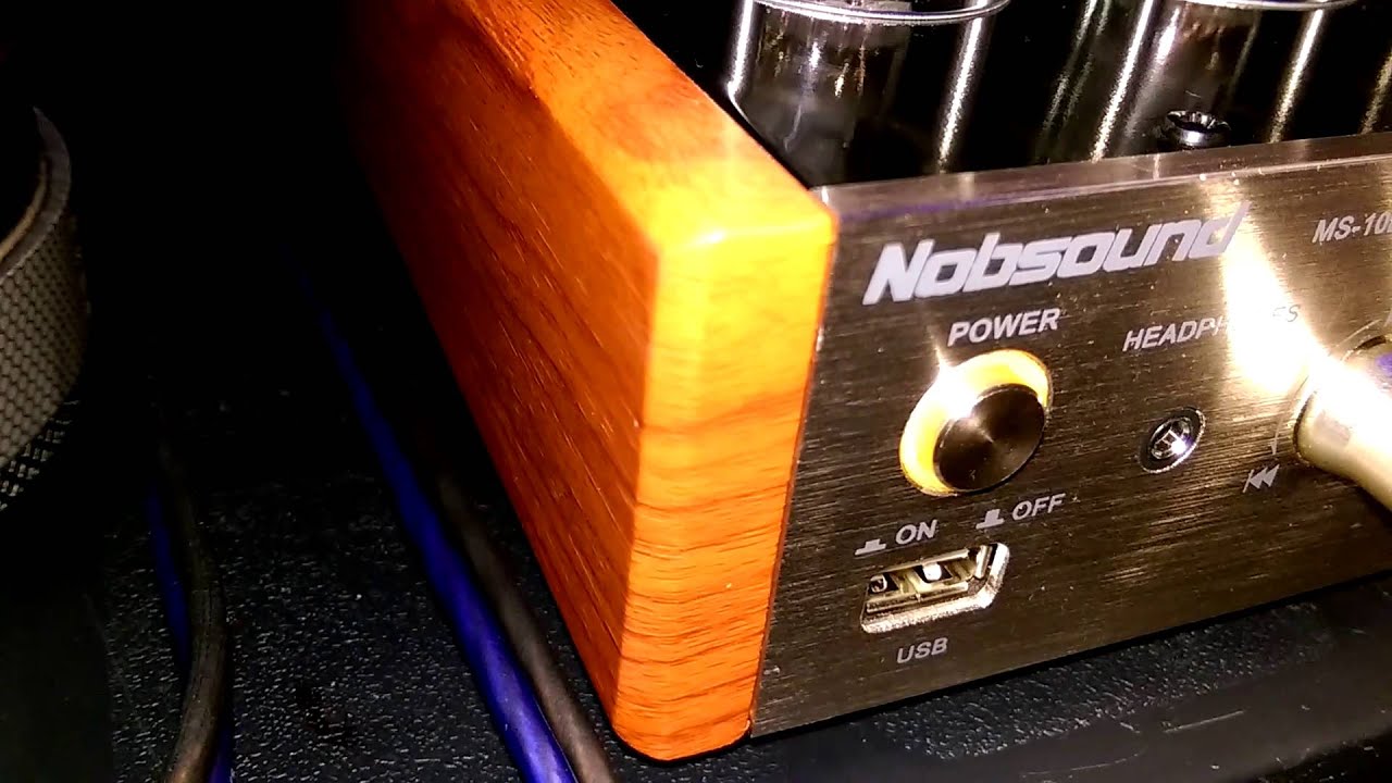 Nobsound MS 10D MKII Tube Amplifier with Morel Tempo Ultra - YouTube