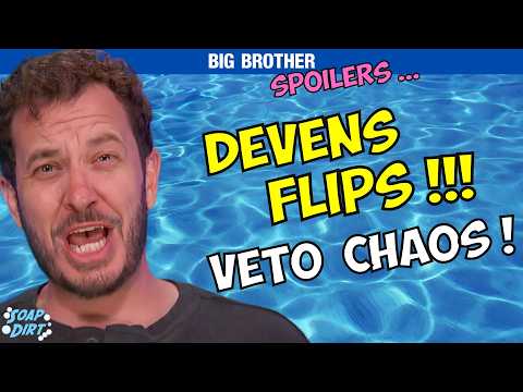 Big Brother 28 SPOILERS: Veto Ceremony Results – Devens FLIPS His Veto Plan! | BB28 Week 2