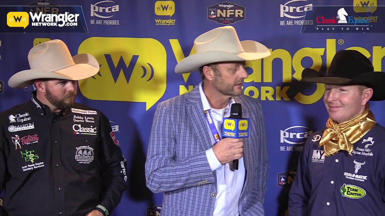 Chad Masters and Joseph Harrison Take Round 4 of Team Roping - YouTube