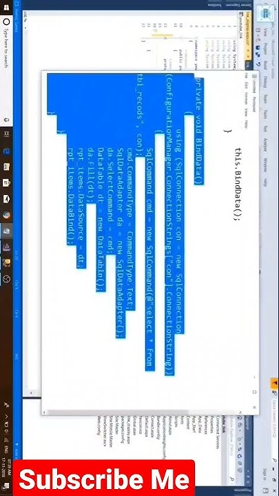 Display youtube video link in iframe with database in asp.net #iframe #short #shorts #shortvideo ...