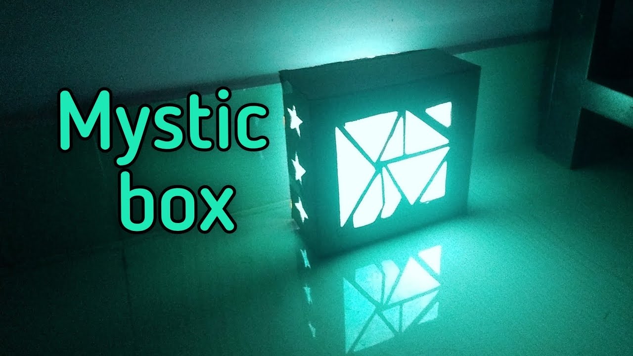 MYSTIC BOX 🎩 || LIGHT BOX FULL TUTORIAL VIDEO STEP BY STEP EASY TO MAKE ...