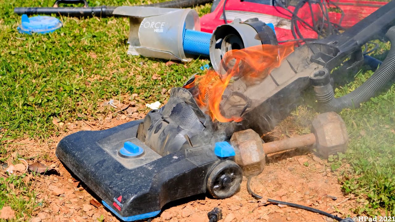 Bissell Powerforce Helix Vacuum Destruction - YouTube
