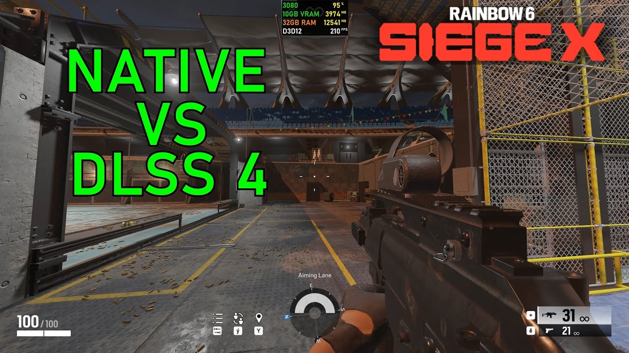 Rainbow Six Siege X: Native vs DLSS 4 - K (QUALITY) - YouTube