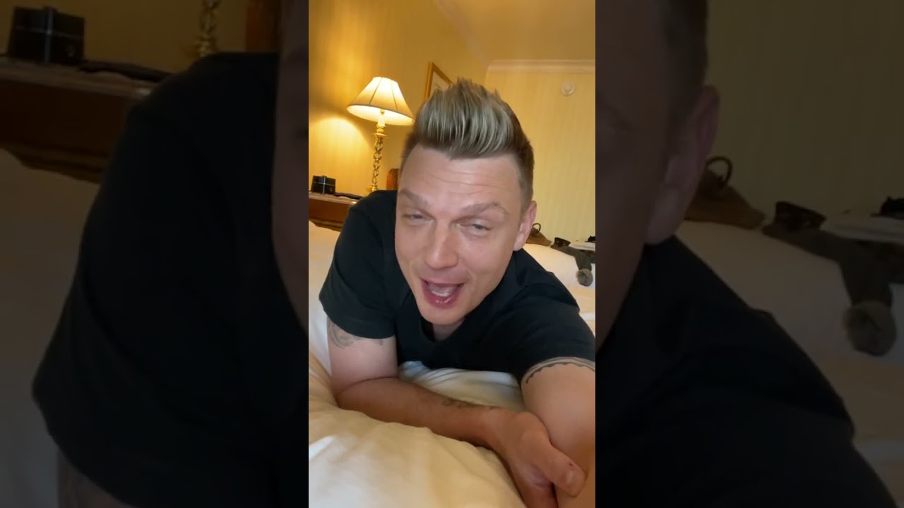 Nick Carter IG Live Video - Bed Talk - YouTube