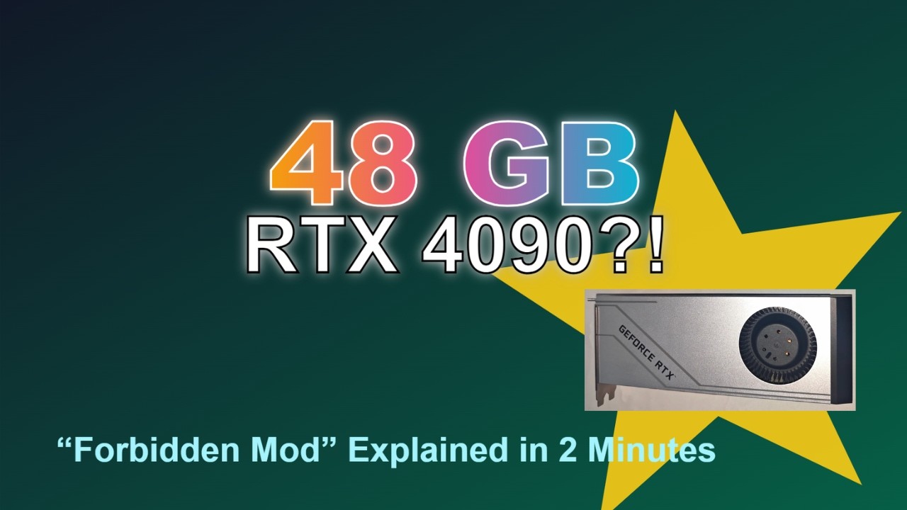 48GB RTX 4090! Risk, Reward & VRAM Inside the Underground Mod Scene ...