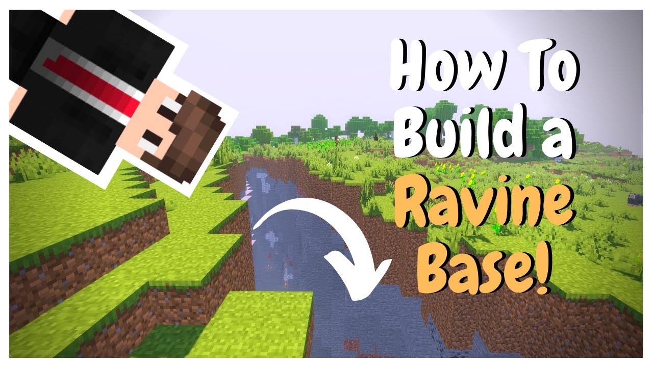 How to Build a Ravine Base - Minecraft Tutorial - YouTube