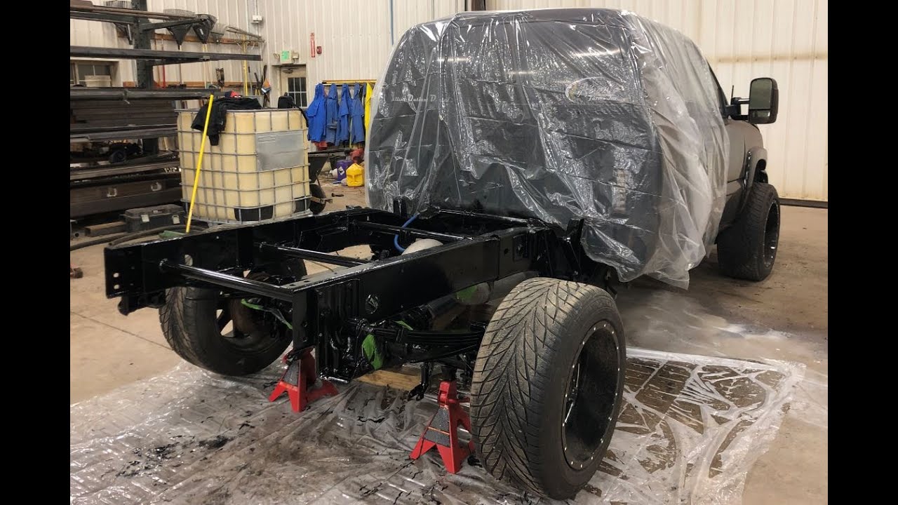 Silverado Duramax Frame Restore Part 2: Rust Removal, Vertical Shock ...
