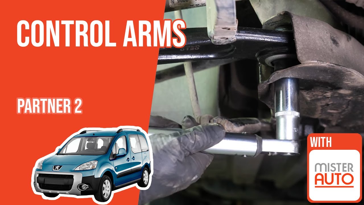 How to replace the control arms Partner mk2 🚗 - YouTube
