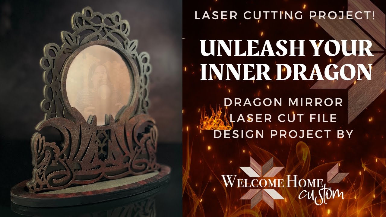 Step-by-Step Guide: Assembling a Dragon Mirror with Laser Cut Files ...