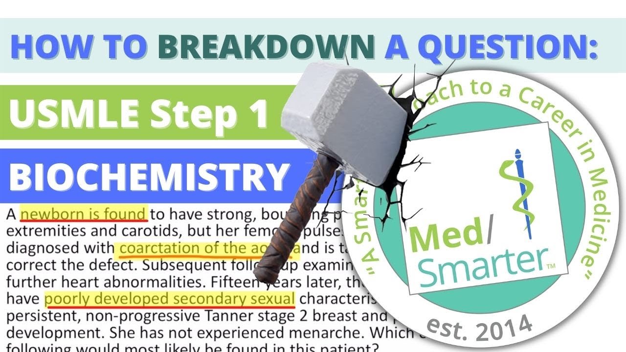 How to Breakdown a Question | USMLE Step 1 | Biochemistry - YouTube