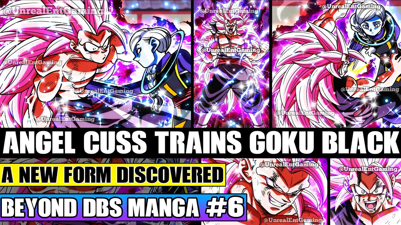 Beyond Dragon Ball Super Angel Cuss Trains Goku Black! A NEW And ...