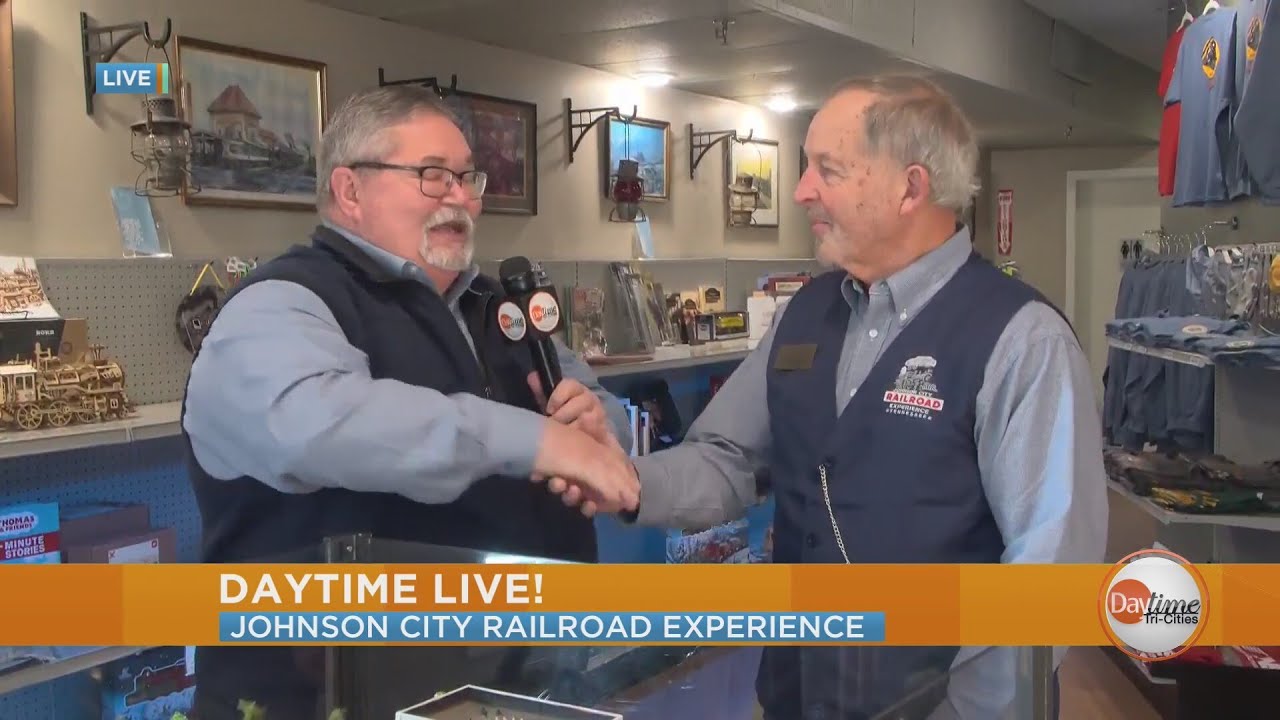 Daytime LIVE at the Johnson City Railroad Experience - YouTube