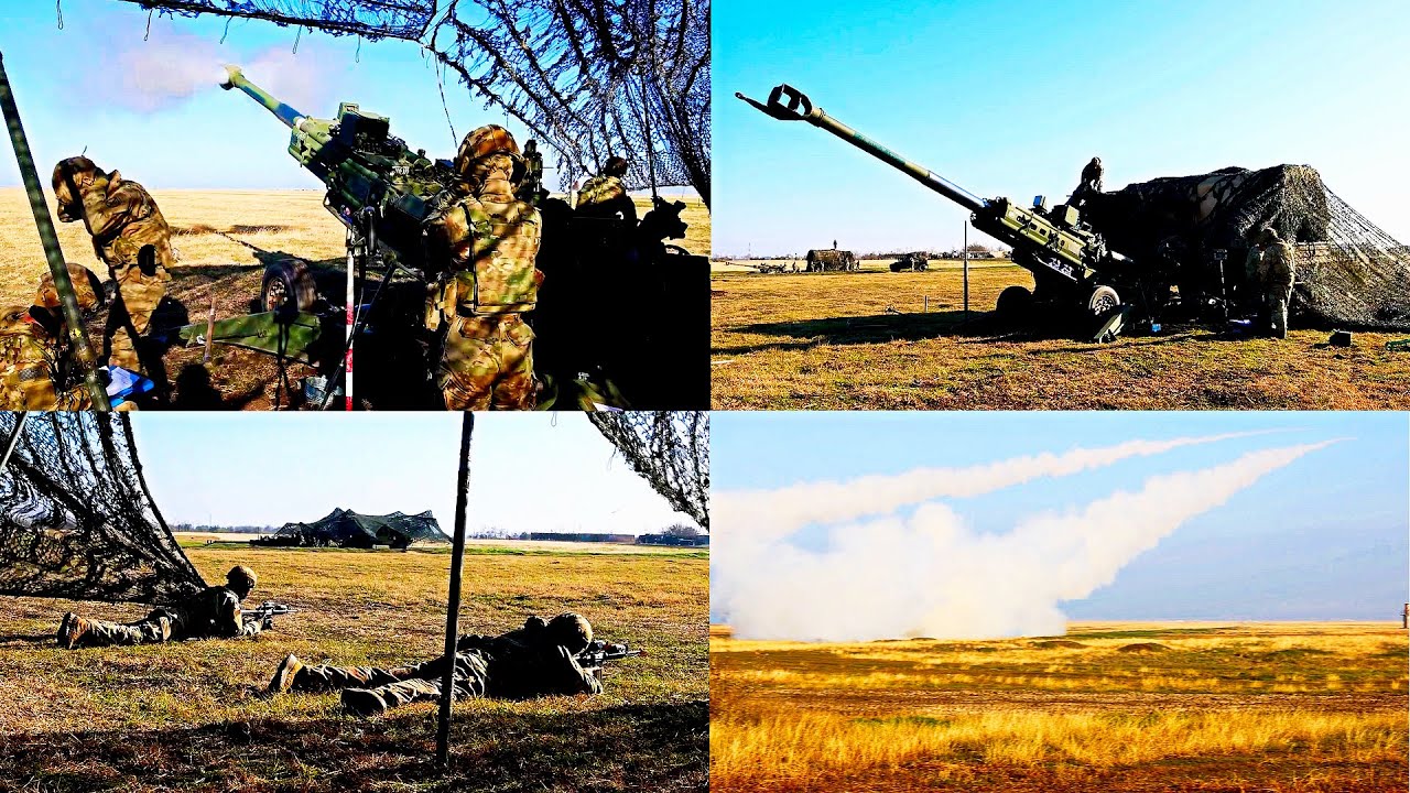 WATCH U.S. Army HOWITZERS and Romanian HIMARS in ACTION | Dynamic Front ...