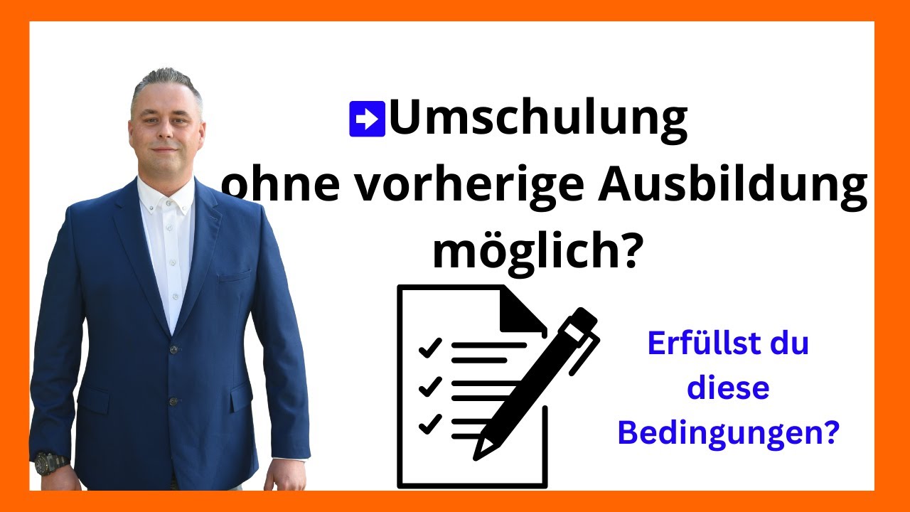 Umschulung ohne vorherige Ausbildung möglich? - YouTube