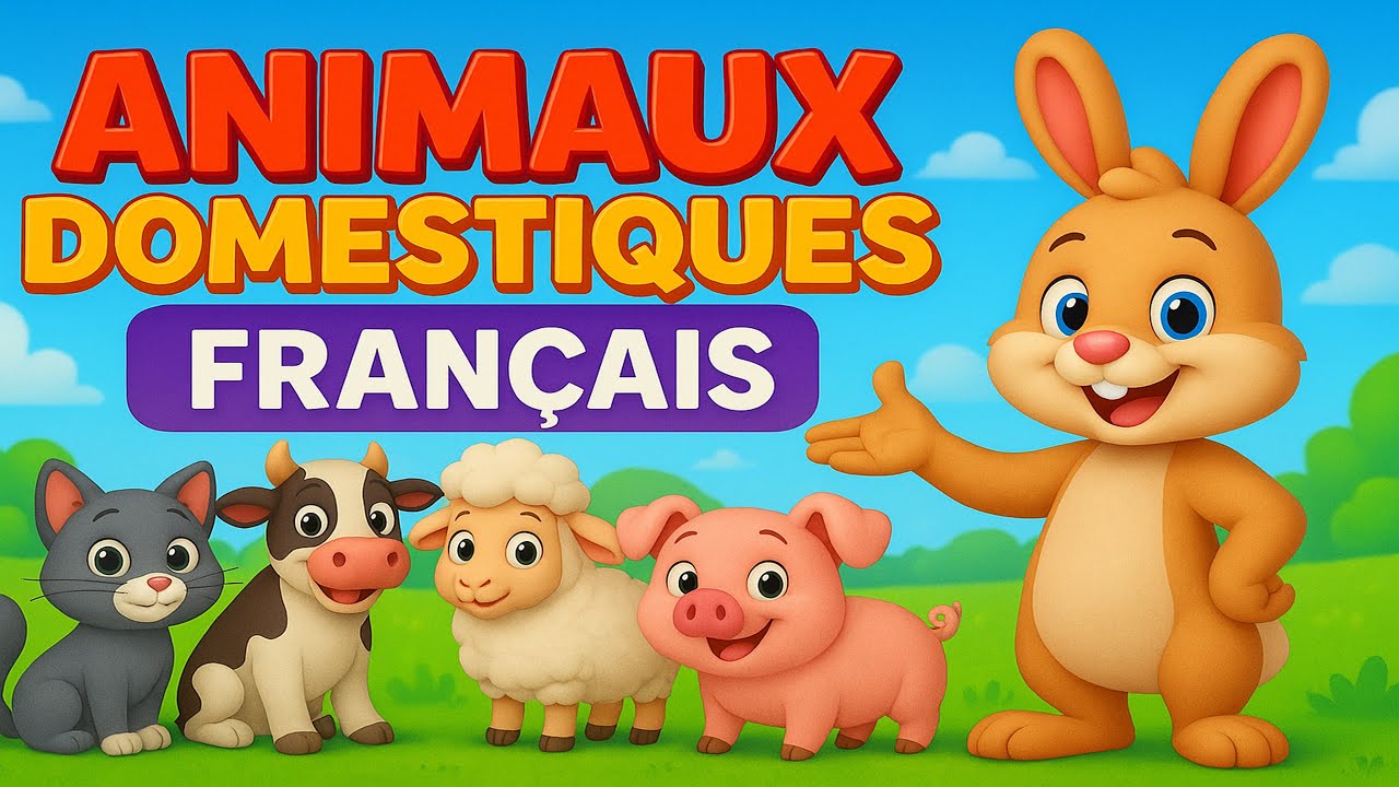 Les animaux domestiques de la ferme – Farm domestic animals - YouTube