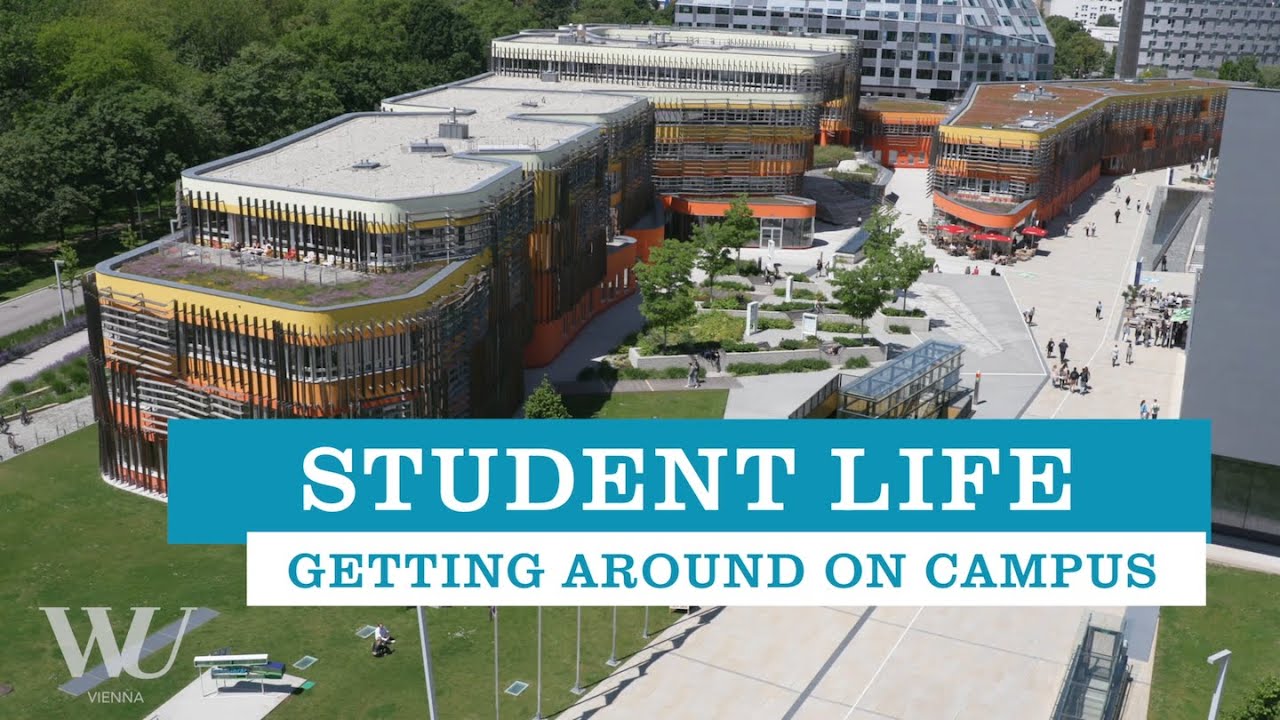 Getting Around Campus - Student Life at WU Vienna - YouTube