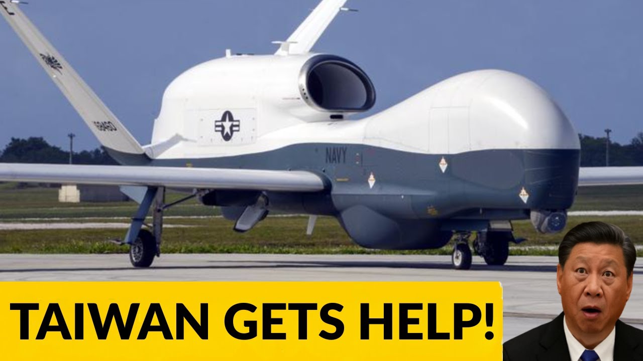 China’s Moves Backfire! U S Drones Now Patrol the Taiwan Strait - YouTube