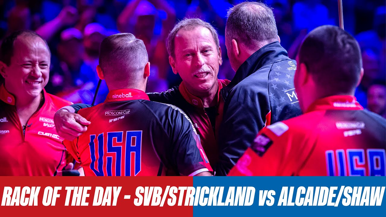 🔥 Rack Of The Day Svb Strickland Vs Shaw Alcaide 2022 Mosconi Cup