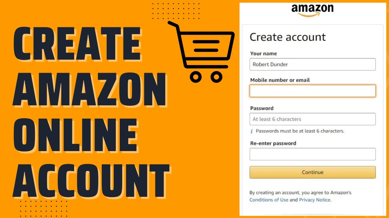 Amazon Account Sign Up Steps 2023 - YouTube