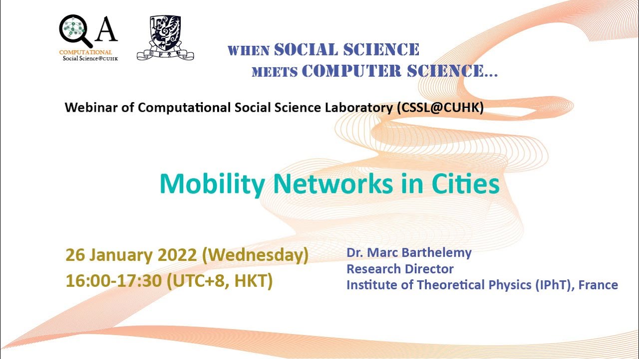 Mobility Networks in Cities - YouTube