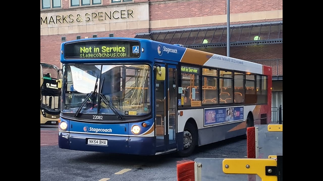 Stagecoach North East MAN ALX300 22082 Route X87 - YouTube