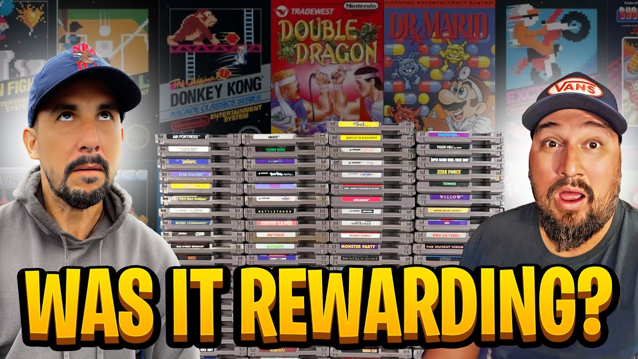 He ACTUALLY collected every Nintendo game - YouTube