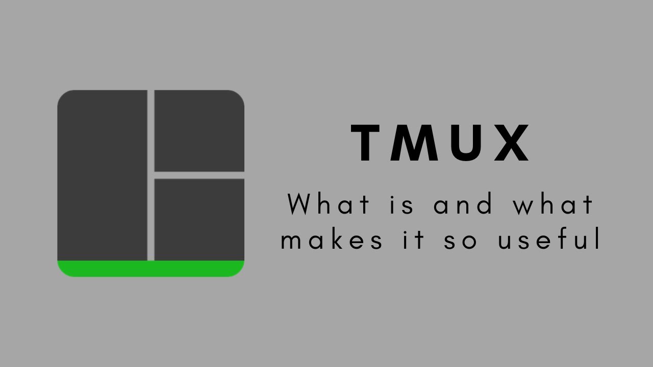 Tmux | multiplex terminals - YouTube