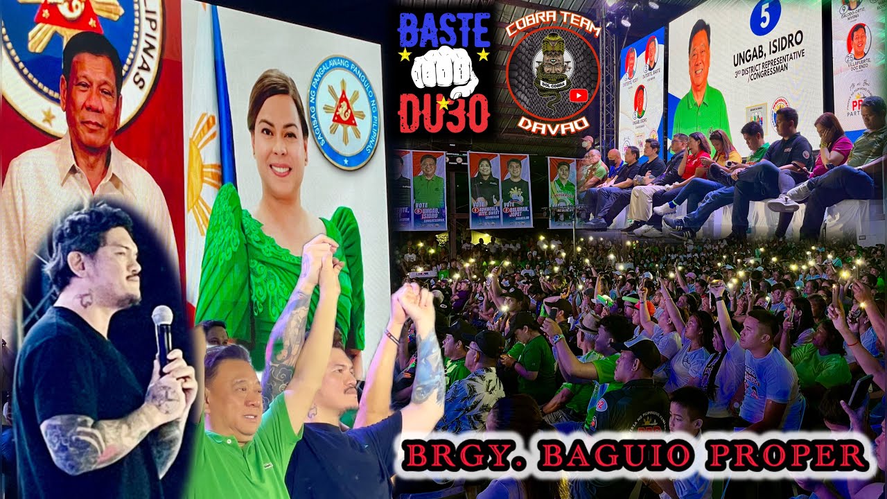 3RD DISTRICT CAMPAIGN RALLY W/ MAYOR BASTE DUTERTE | COBRA TEAM DAVAO ...