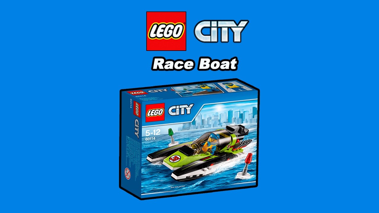Lego City 60114 Race Boat - Construccion Rapida - YouTube