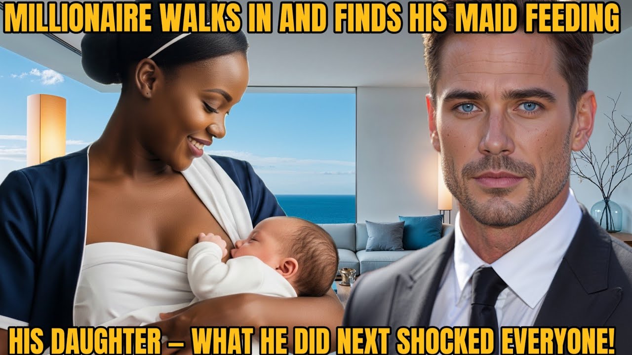 "Millionaire Walks In And Finds His Maid Feeding His Daughter — What He ...