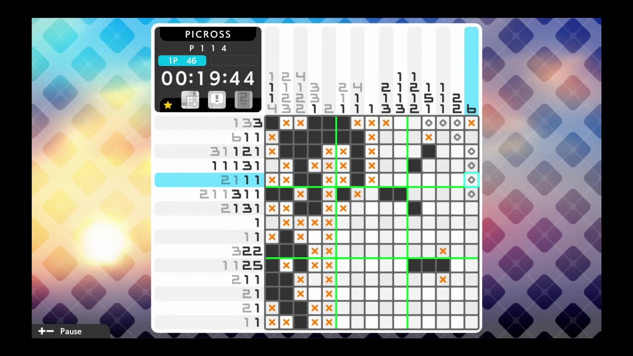 Picross S4 Switch P114 - YouTube