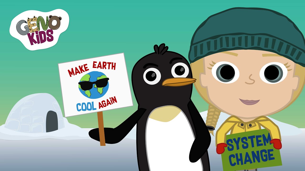 Greta Thunberg for Kids - Cartoon for Kids | Geno Kids - Kids Cartoon ...