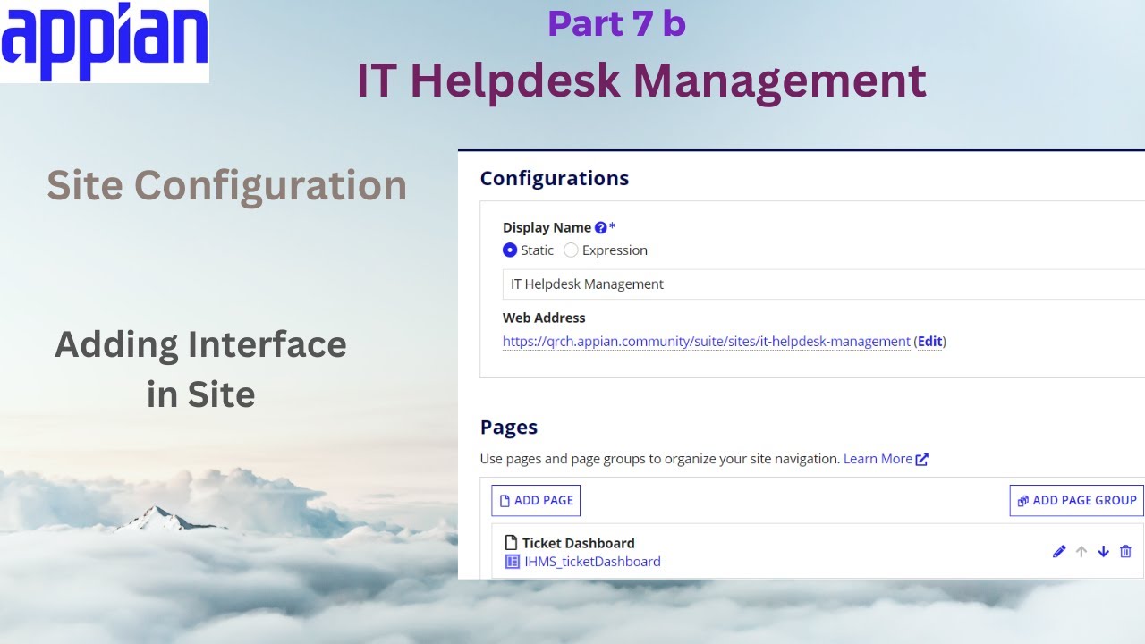 7 b. Site Configuration | Header for Site | Logged in User tags - YouTube