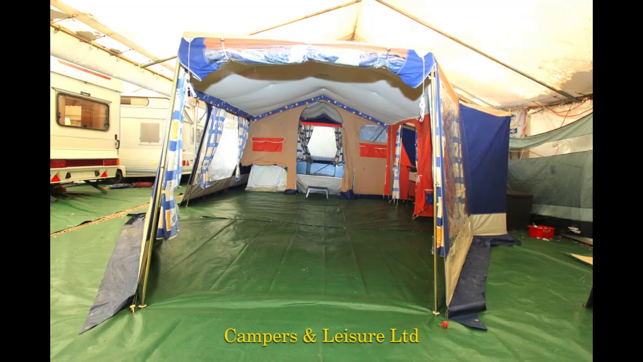 Raclet Flores 480 Family Trailer Tent - YouTube