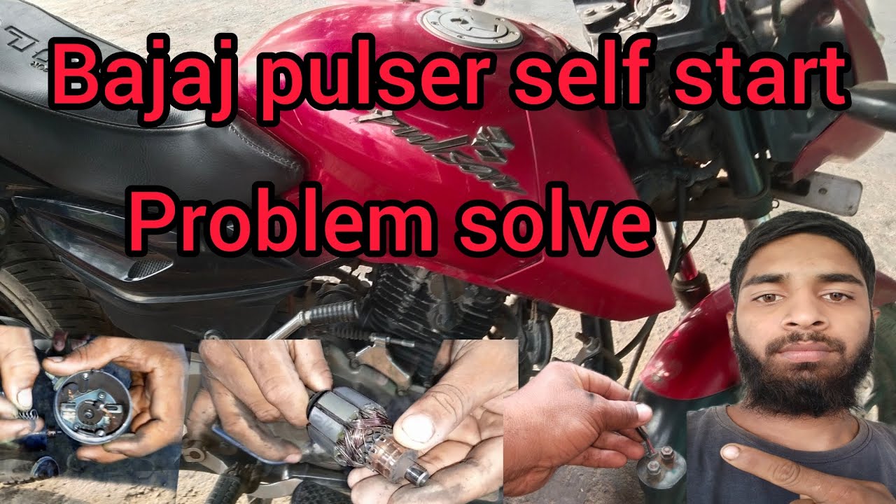 Bajaj Pulsar 150cc self problem solve//How to self start problem solve - YouTube