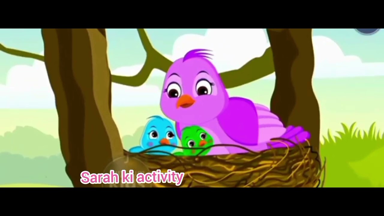 चिडया रानी बड़ी सयानी/chidya rani badi sayani Hindi song for kids/kids ...