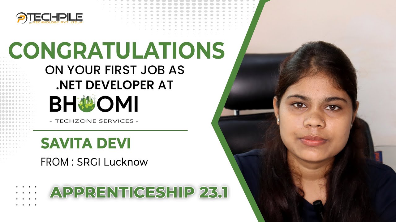 Techpile Apprenticeship Placement League |Apprenticeship 23.1 |Sarita ...