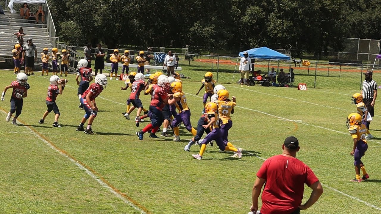 Spring Hill Eagles VS Hernando Leopards 10U football - YouTube