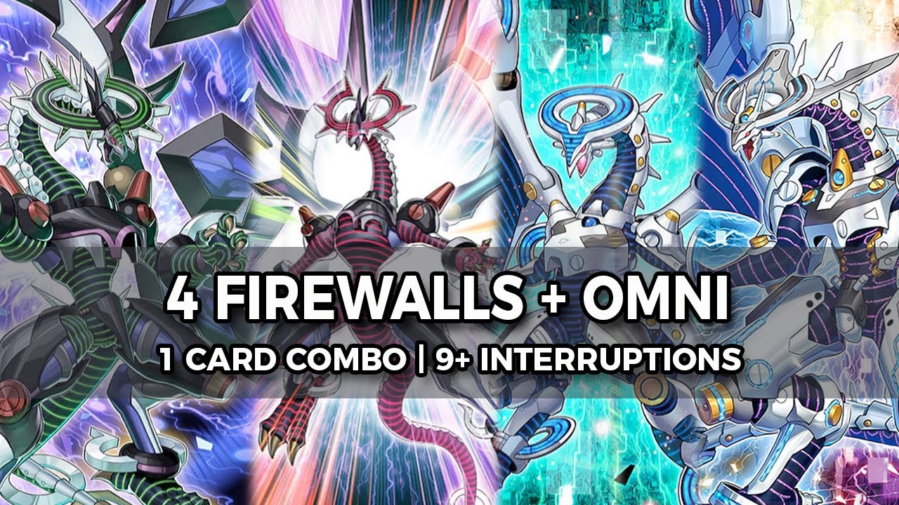 Code Talker 1 Card Combo 4 Firewall Dragons + Omni Negate (9 ...