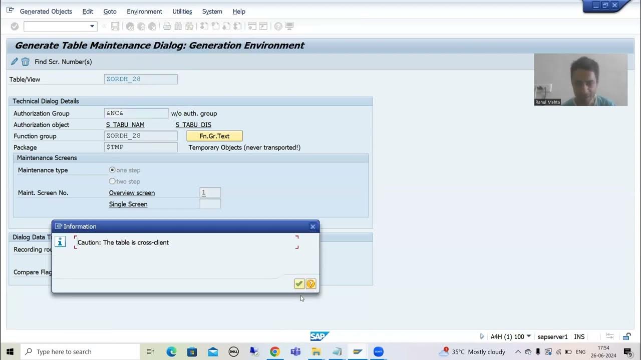69 - ABAP Dictionary - Table Maintenance Generator Events - Avoid Deletion of TMG Event Code ...