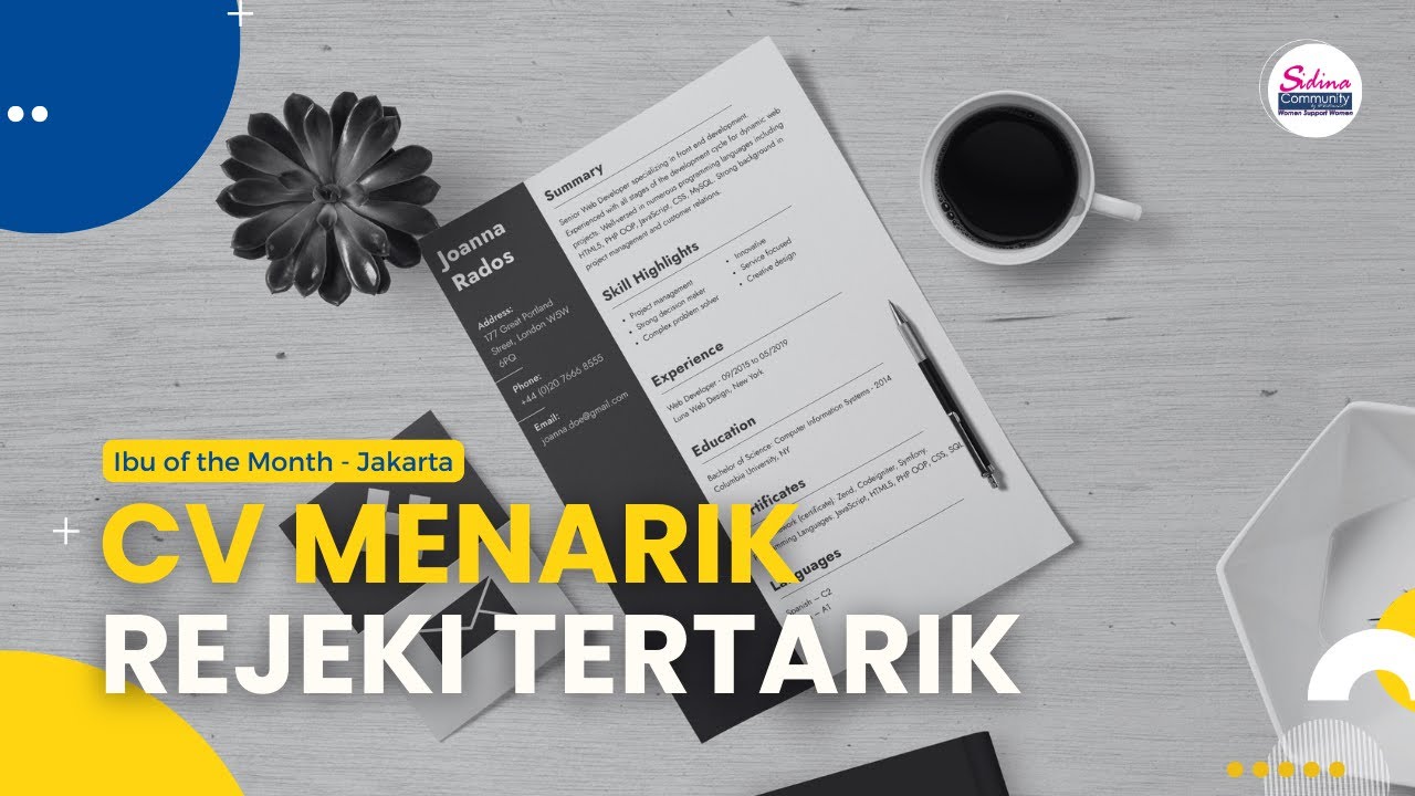 CV Menarik, Rejeki Tertarik - Ibu of the Month Jakarta - YouTube