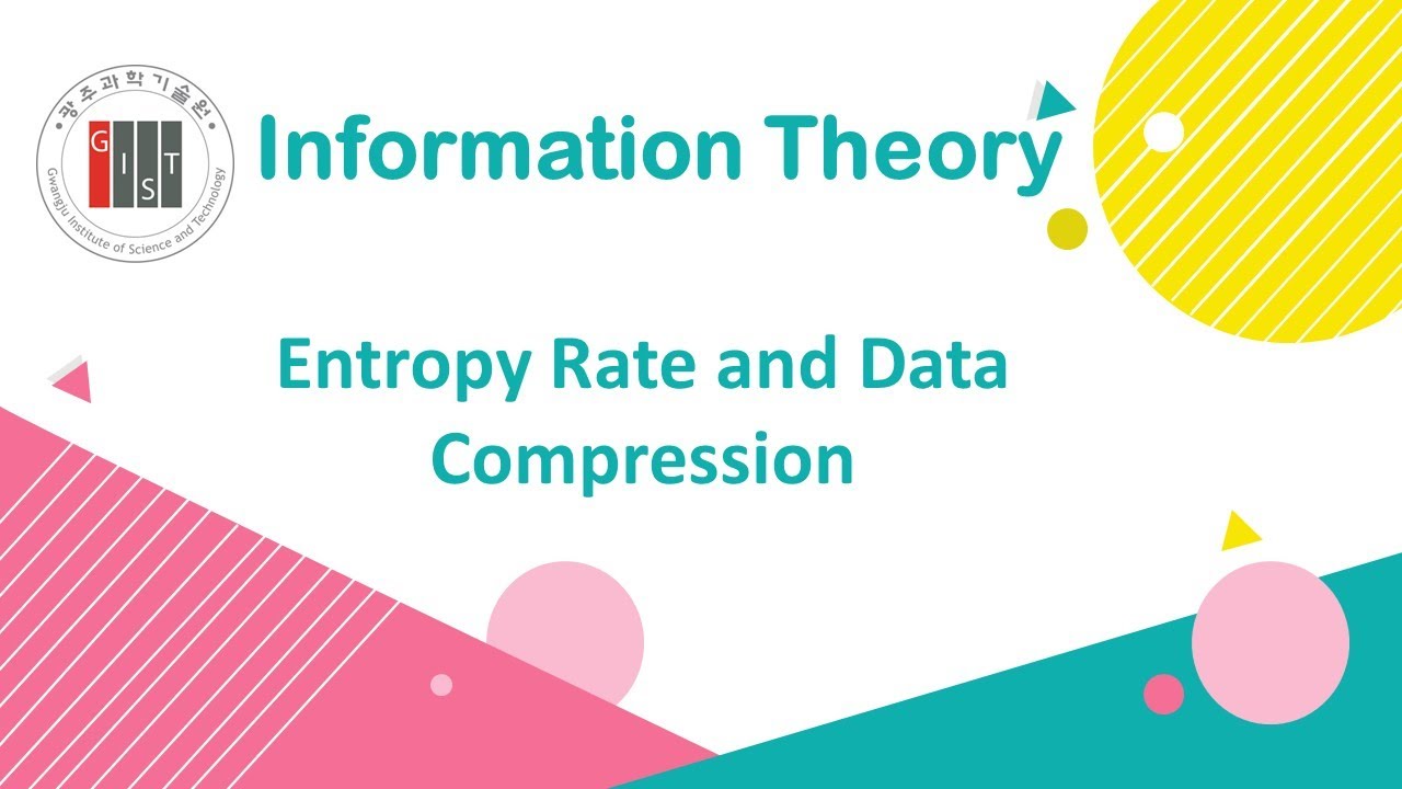 Information Theory 2022 Lecture 11 Part 2 Entropy Rate And Data Compression Youtube