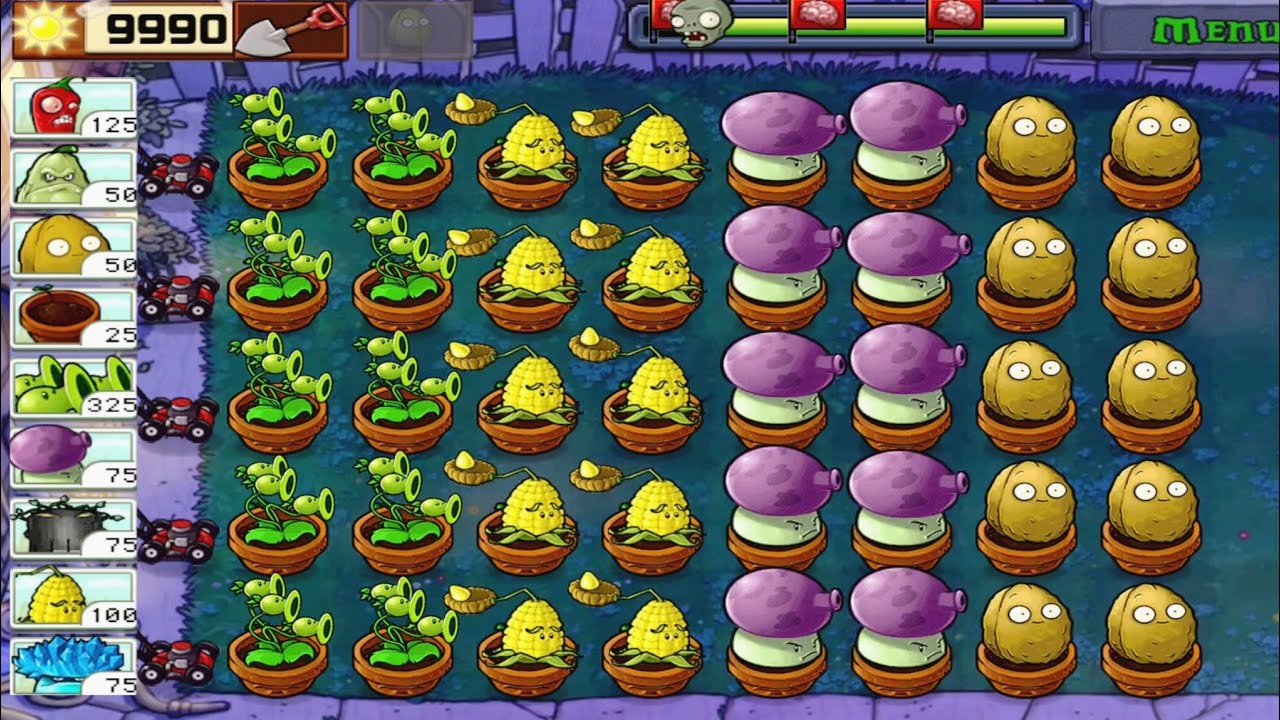 Plants vs Zombies | Adventure Night [ Level 7 ] | Gameplay Full HD ...