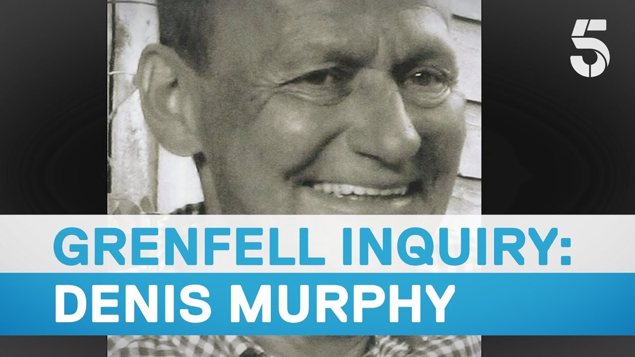 Denis Murphy remembered at Grenfell inquiry - 5 News - YouTube