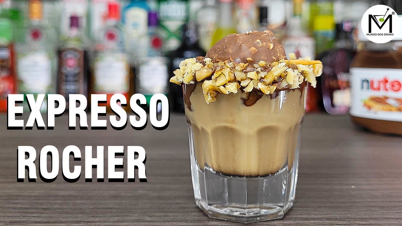 COMO FAZER UM SHOT COM NUTELLA, CAFÉ E VODKA / EXPRESSO ROCHER!🍹🍹 - YouTube