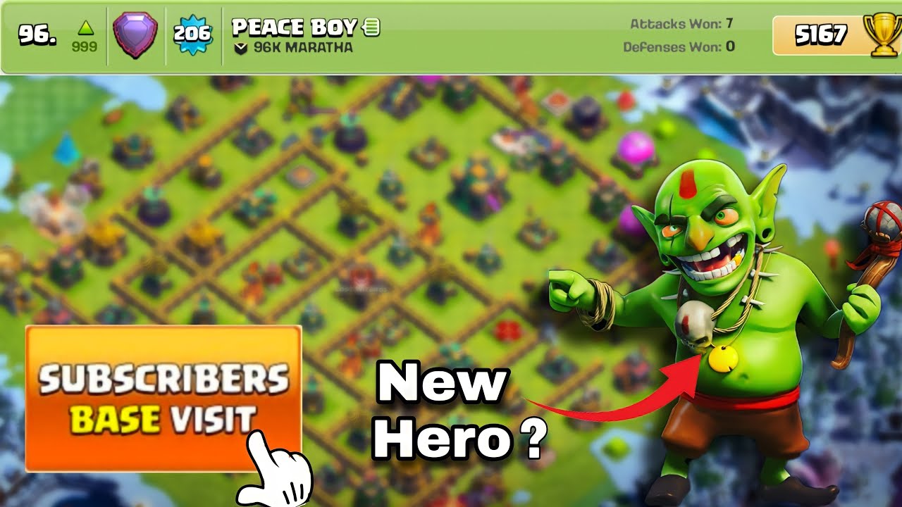Clash Of Clans Live | COC New Updates | Base Visit | GP 4.5k - YouTube