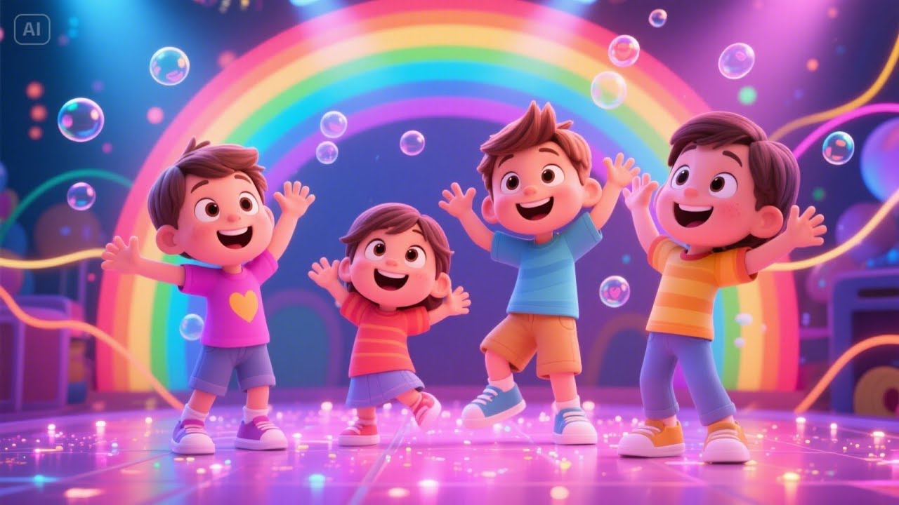 Family Dance Battle – Let’s Shake It Up! + More | Energetic Dance Rhyme ...