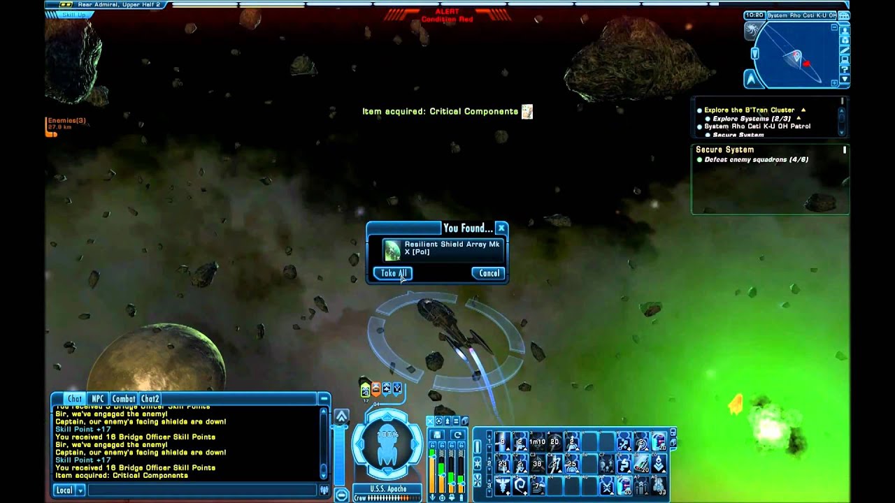 Star Trek Online - Gameplay: Engineer/Cruiser space - YouTube