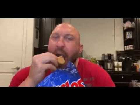 bald man eating chips/crisps - YouTube