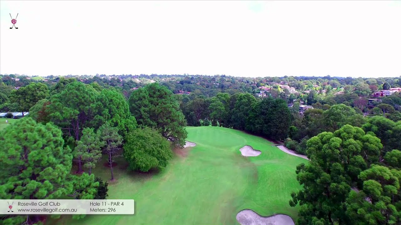 Roseville Golf Club Hole 11 - YouTube